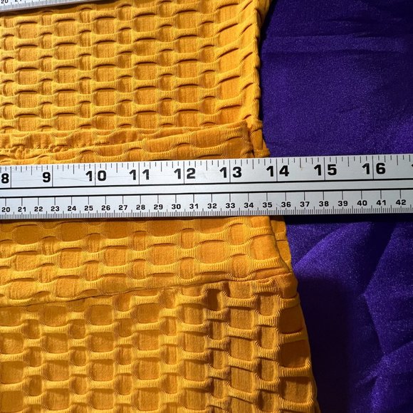 New Mix | Pants & Jumpsuits | New New Mix 2 Piece Mustard Cotton Blend ...